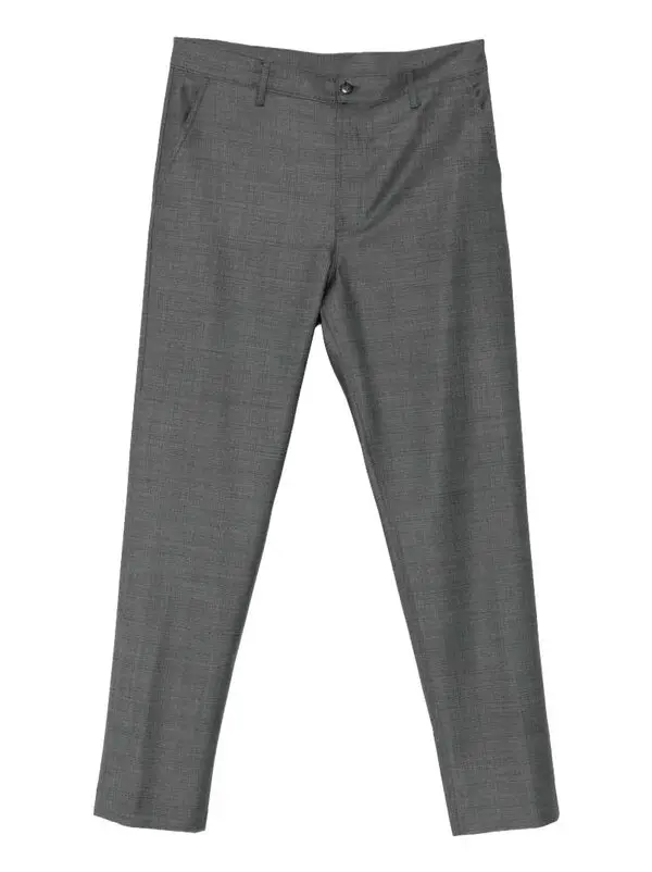 Canali Button-fastening Trousers - Grey