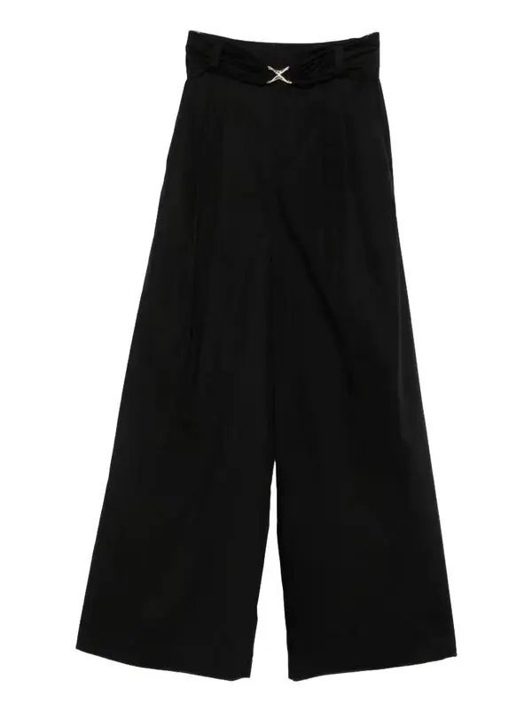 TWINSET Wide-leg Trousers - Black