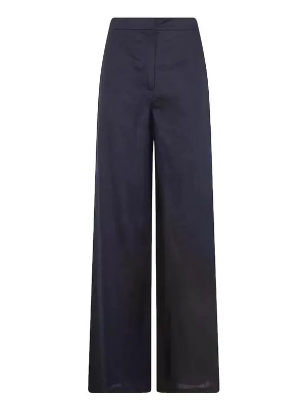 Max Mara Wide-leg Trousers - Black