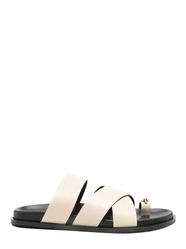CARMENS Ring-detail Sandals - Neutrals