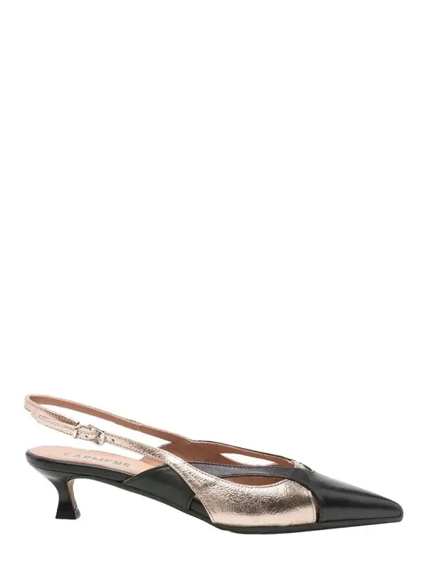 CARMENS Pointed-toe Mules - Black