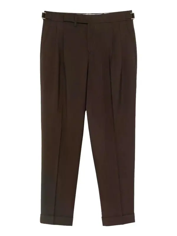 BRIGLIA 1949 Pleated Trousers - Brown