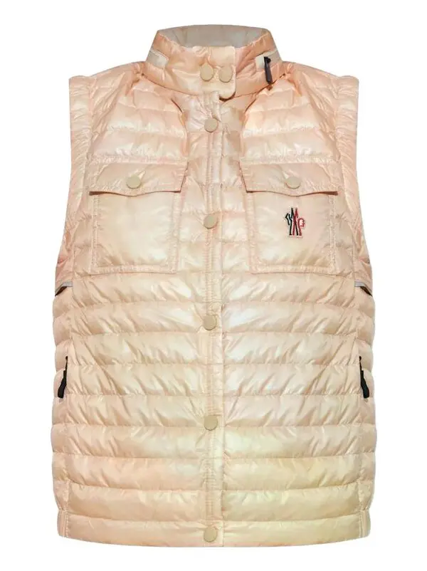 Moncler Quilted Gilet - Pink