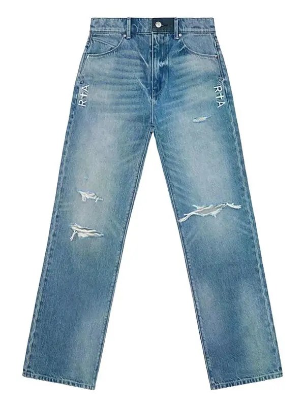 RtA Jonas Distressed Jeans - Blue