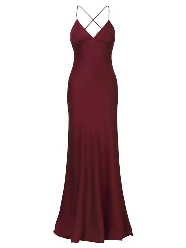 IL VOLO Isla Criss-cross Strap Dress - Red
