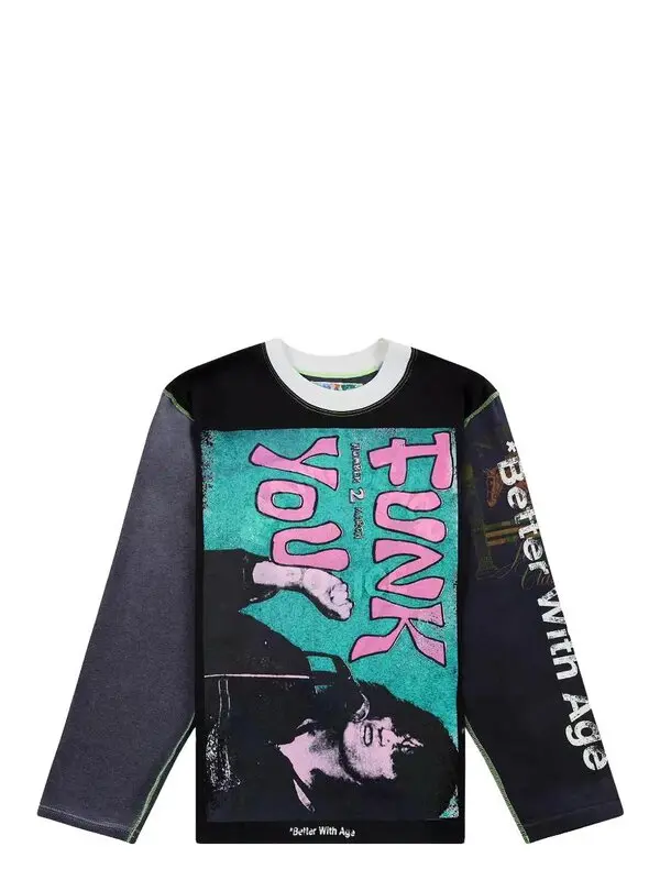 BETTER WITH AGE Rivka Reversible Long-sleeve -t-shirt - Grey
