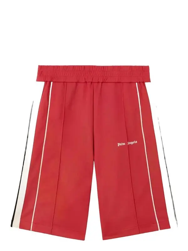 Palm Angels Logo Track Shorts - Red