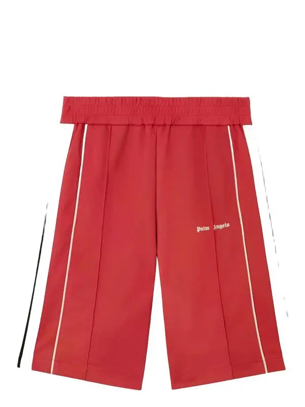 Palm Angels Logo Track Shorts - Red