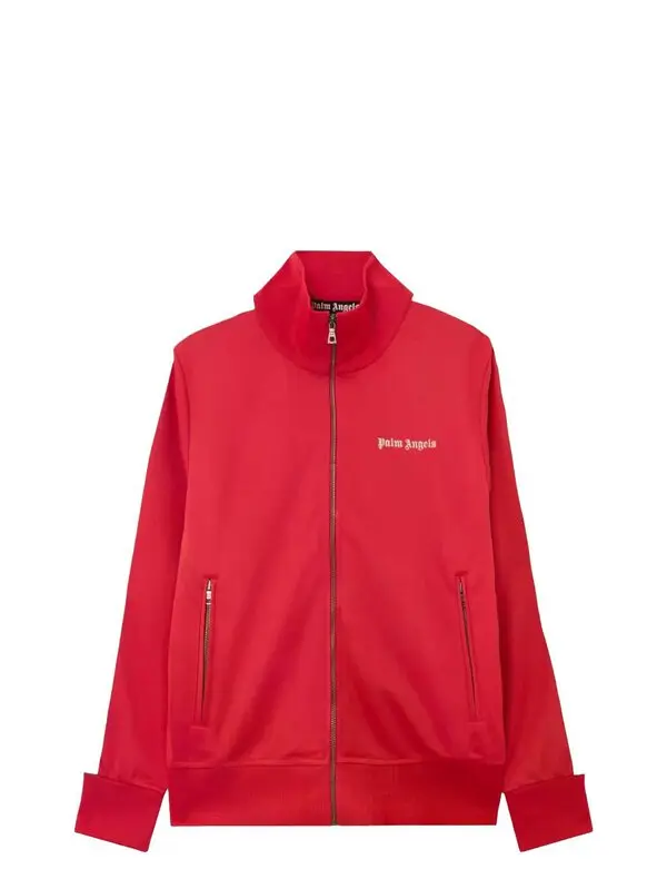 Palm Angels Logo Stripe Track Jacket - Red