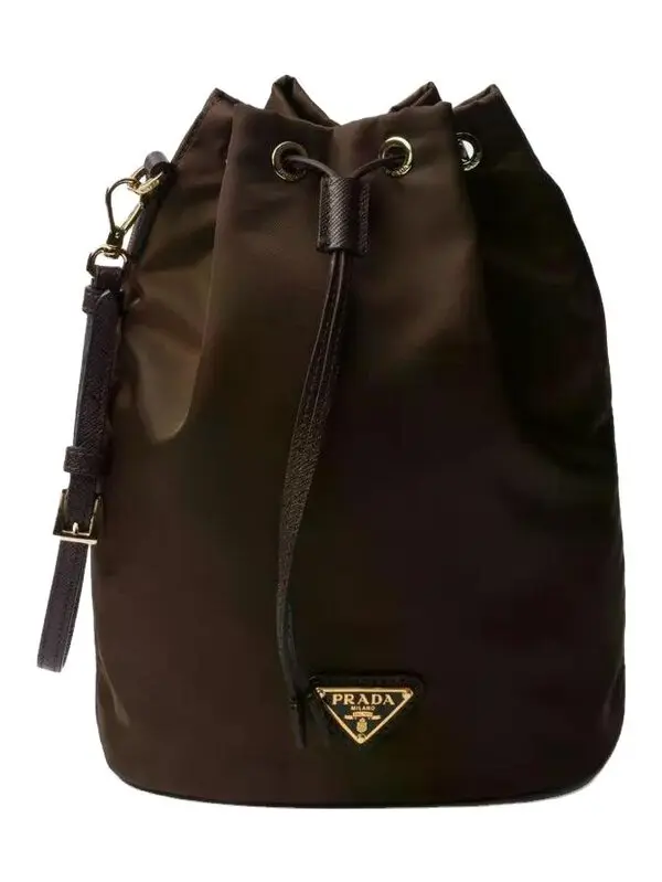 Prada Re-nylon Pouch - Brown