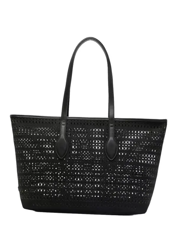 GIANNI CHIARINI Laser-cut Tote Bag - Black
