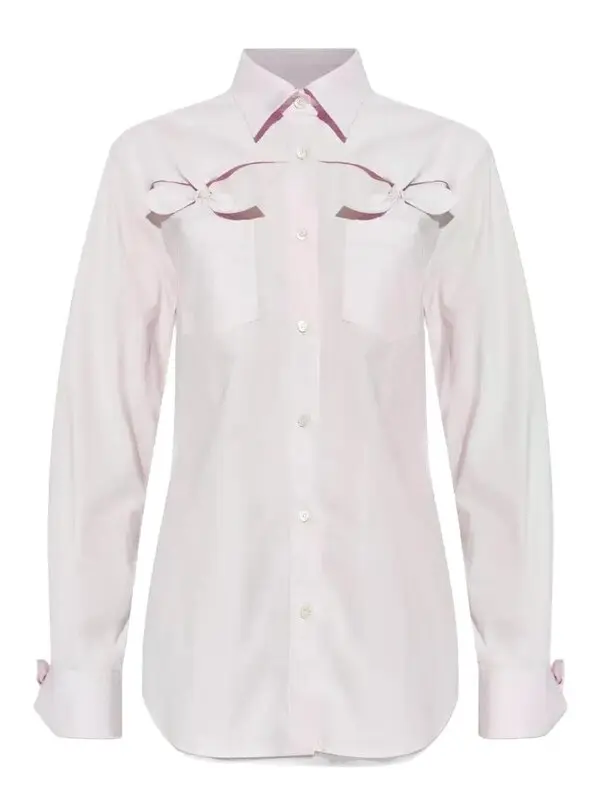 Moschino Bow-detail Shirt - Pink