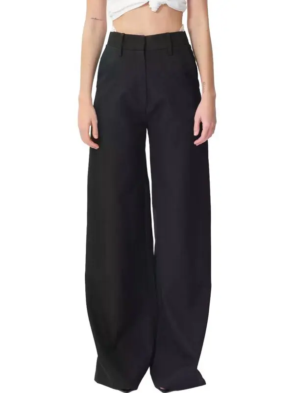 CONCEPTO Wide-leg Trousers - Black