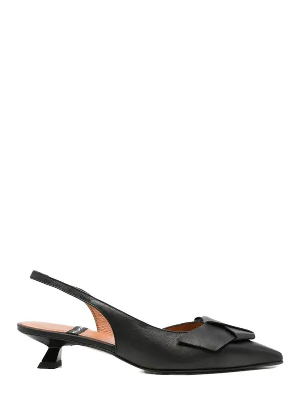 ANGEL ALARCON Aline Bow-detail Pumps - Black