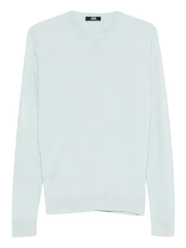 Alpha Studio Crew-neck Sweater - Blue