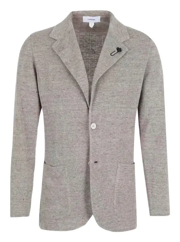 LARDINI Single-breasted Blazer - Neutrals