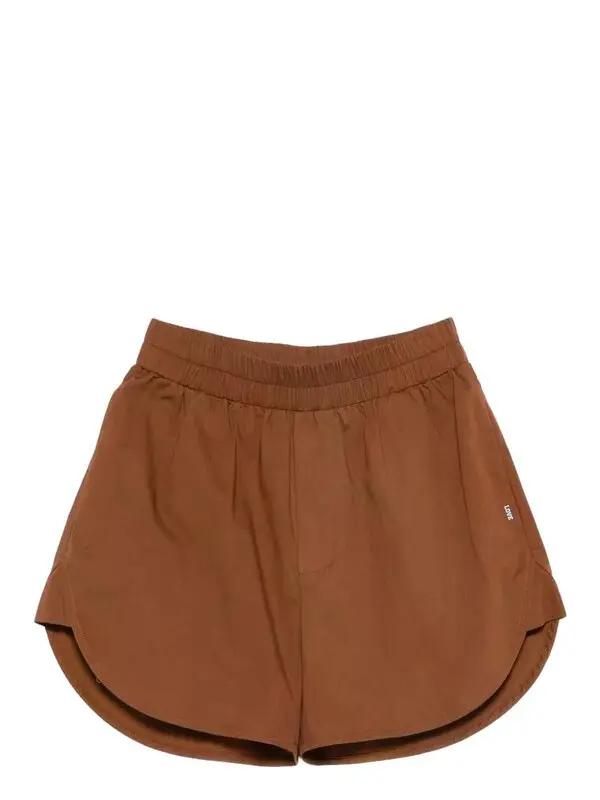 MERCI Elasticated-waistband Shorts - Brown