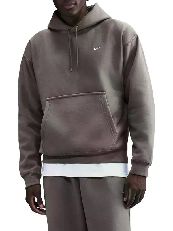 Nike Solo Swoosh Hoodie - Brown