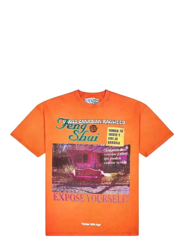 BETTER WITH AGE Graphic T-shirt - Orange