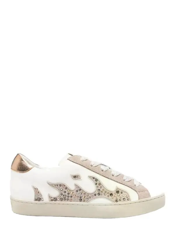 GAMIN Stud-embellished Sneakers - White
