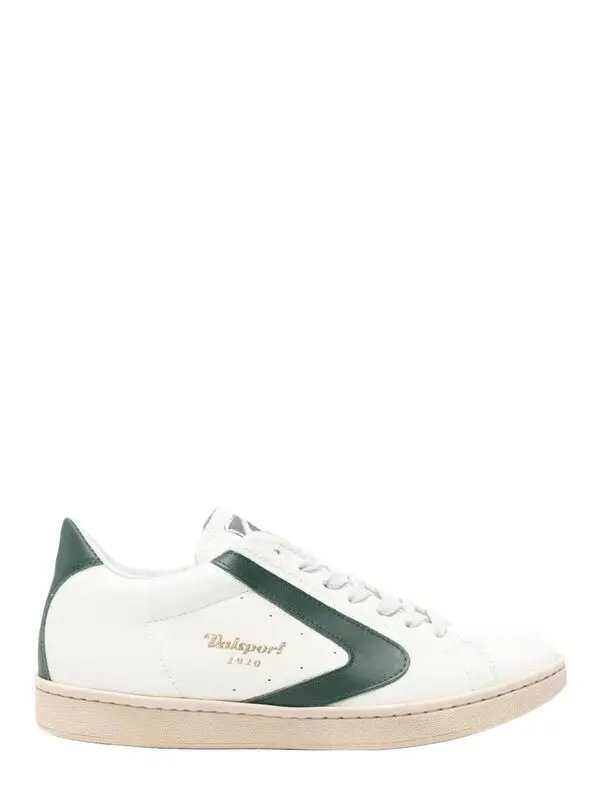 VALSPORT Logo-print Leather Sneakers - White