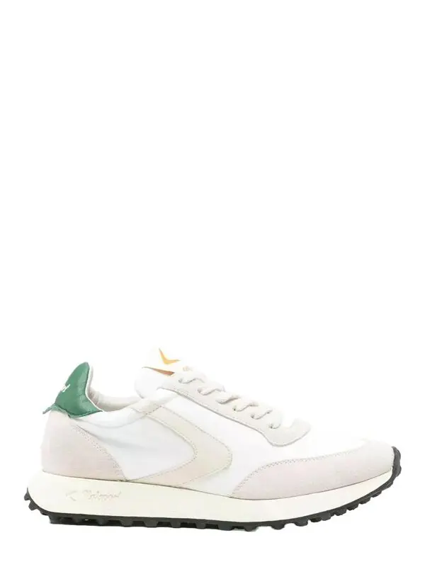 VALSPORT Suede Panel Sneakers - White