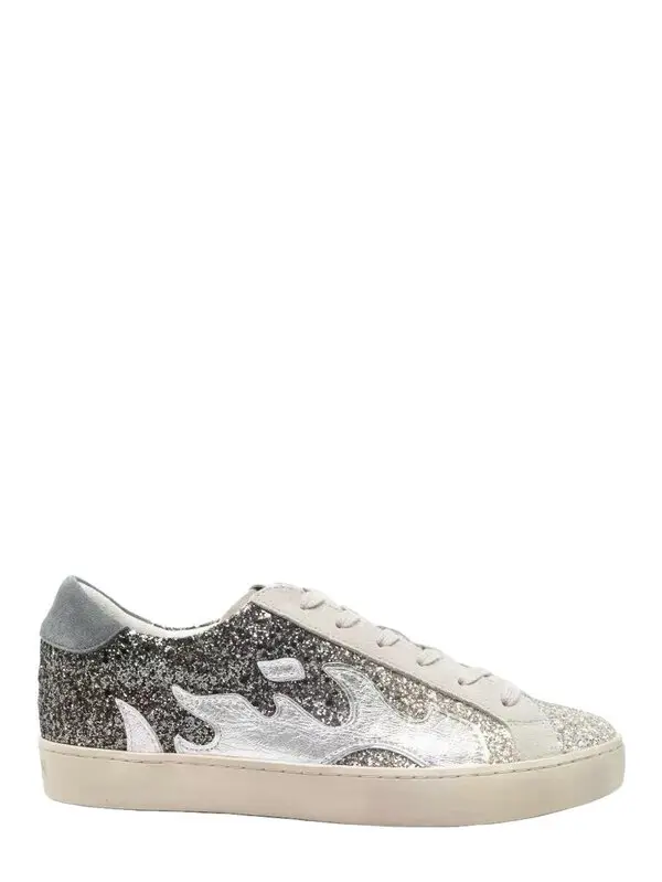 GAMIN Glitter-embellished Sneakers - Grey
