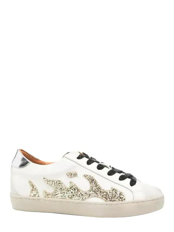 GAMIN Glitter-embellished Sneakers - White