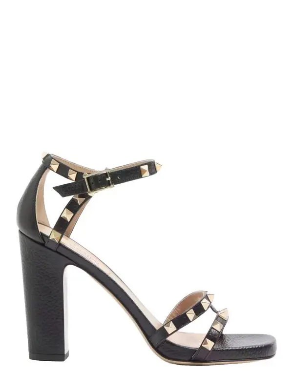 Valentino Garavani Rockstud 100mm Platform Sandals - Black
