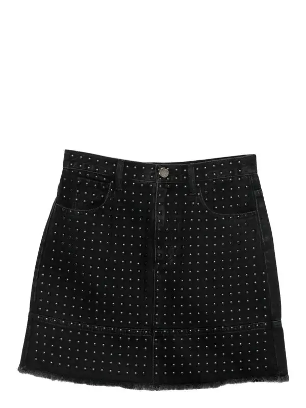 Pinko Laredo Studded Mini Skirt - Black