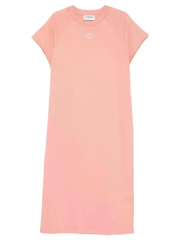 Iceberg Short-sleeve T-shirt Dress - Pink