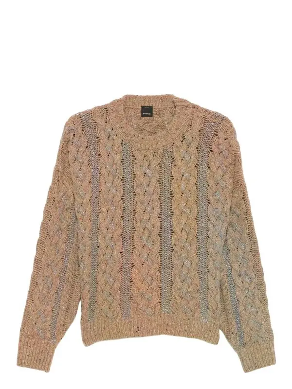 Pinko Cable-knit Sweater - Neutrals