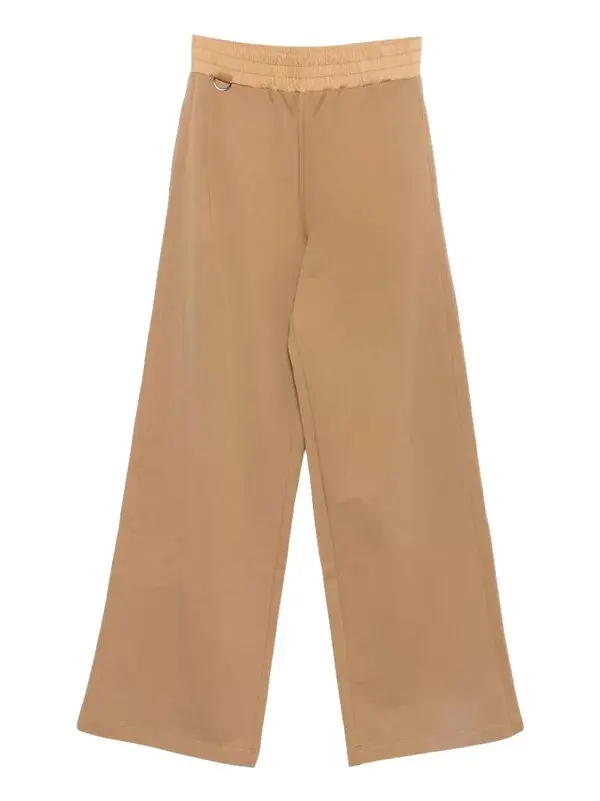 Iceberg Elasticated Waistband Palazzo Pants - Brown