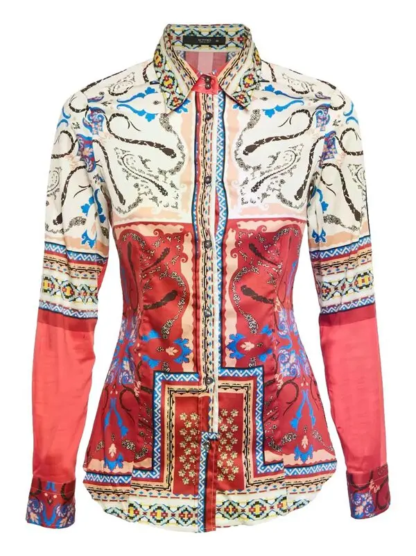 Etro Paisley-print Shirt - Red