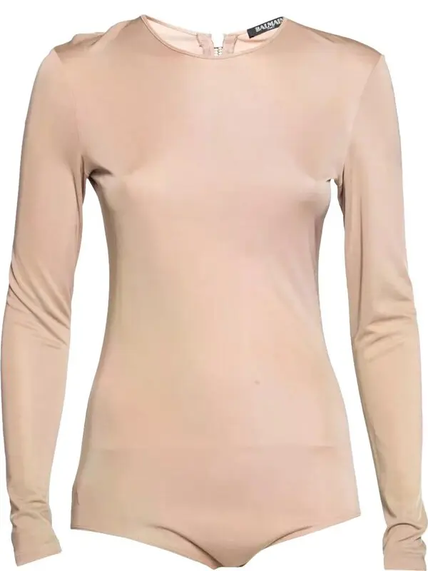 Balmain Long-sleeved Bodysuit - Neutrals
