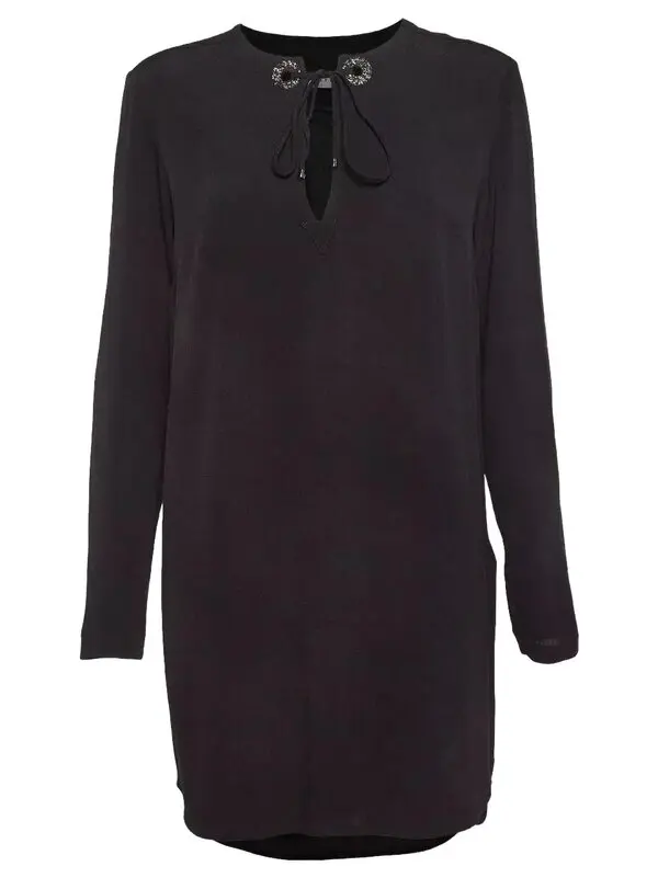 Sandro Lace-up Dress - Black