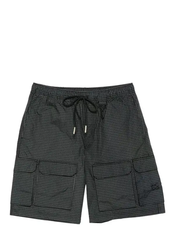 RC OUTDOOR SUPPLY Check-pattern Shorts - Black