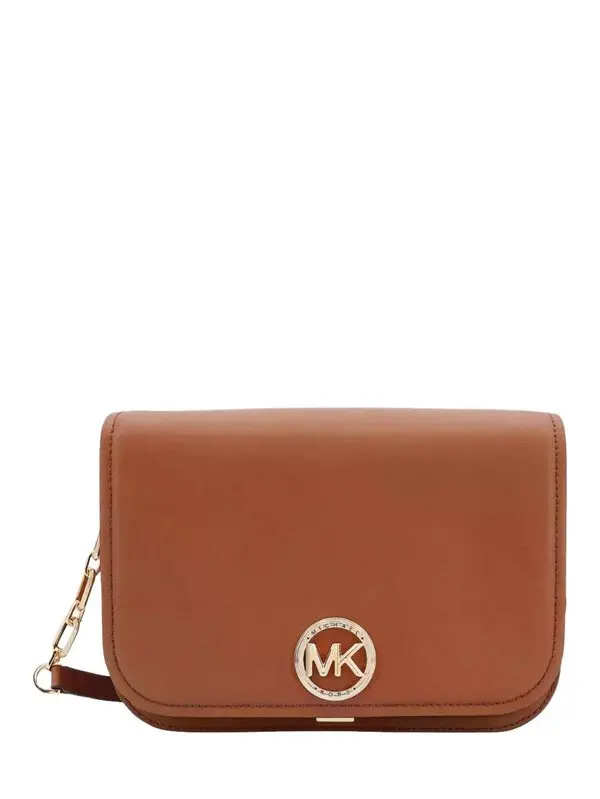 Michael Kors Logo Shoulder Bag - Brown