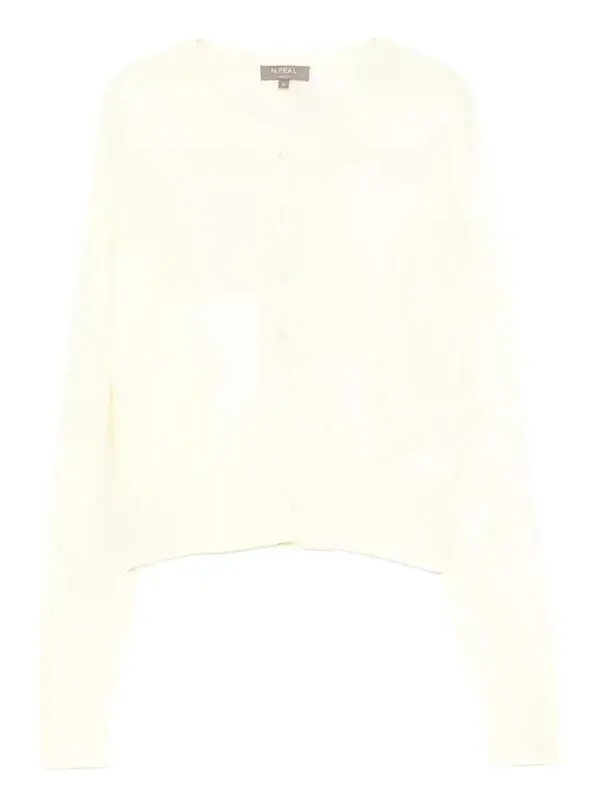 N.peal Ivy Cropped Cardigan - Yellow