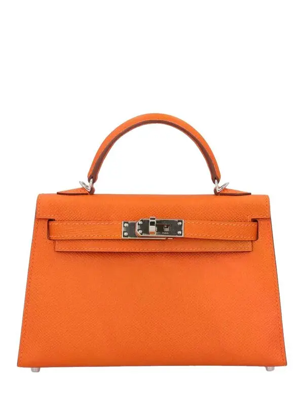 Hermès Mini Kelly Ii Tote Bag - Orange