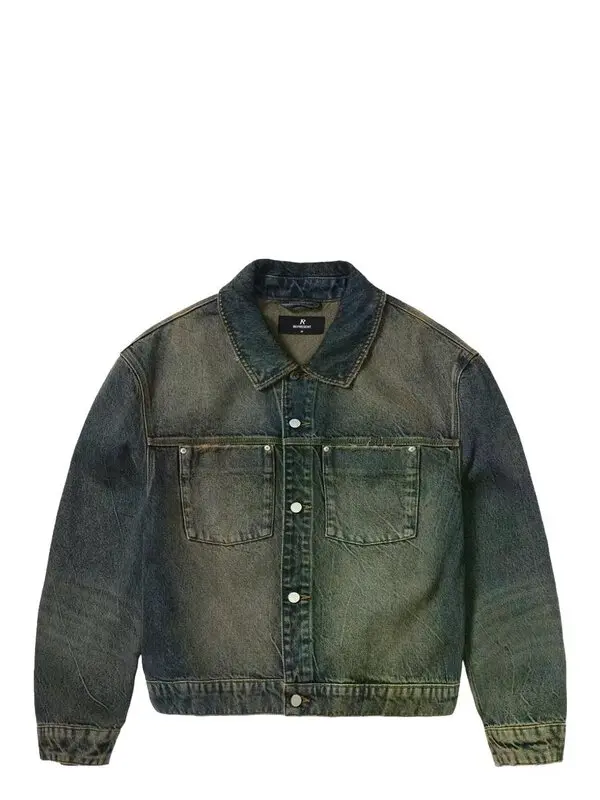 REPRESENT Chest-pocket Denim Jacket - Blue