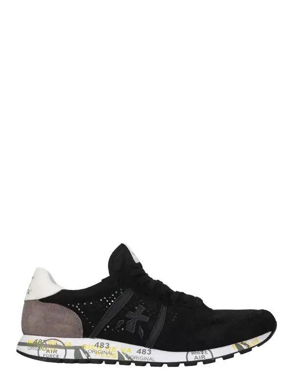 Premiata Eric Perforated Sneakers - Black