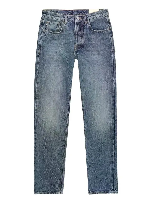 FORTELA Five-pocket Stone-wash Jeans - Blue