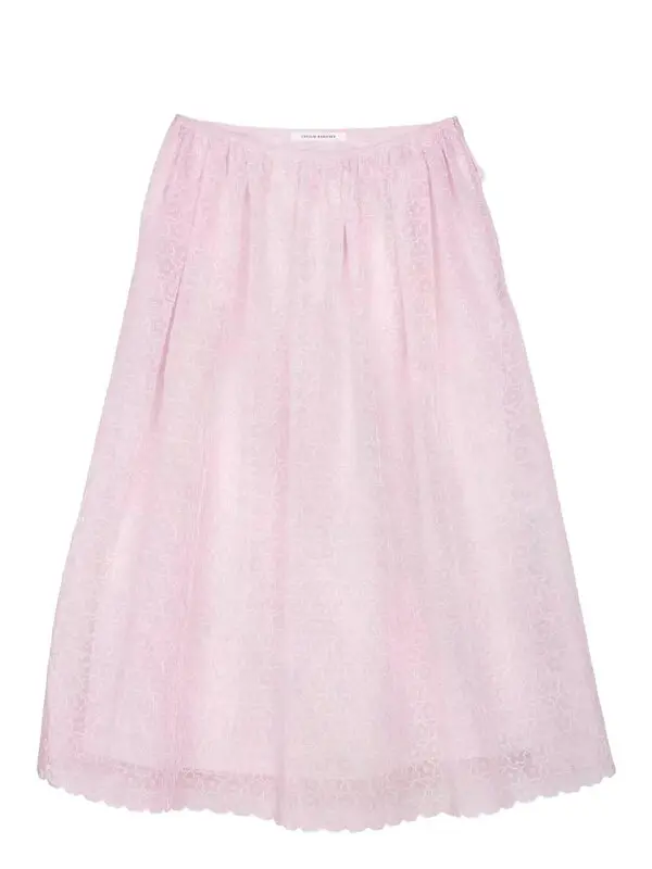 Cecilie Bahnsen Bala Floral Skirt - Pink