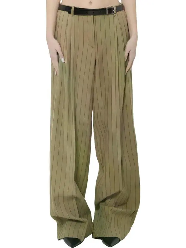 Dolce & Gabbana Pinstriped Trousers - Neutrals