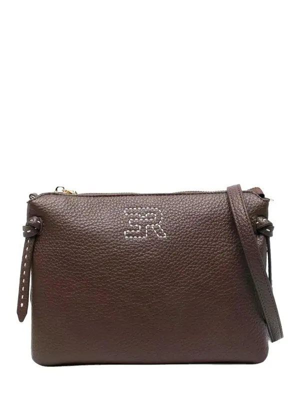 ERMANNO FIRENZE Aliana Logo-detail Cross Body Bag - Brown