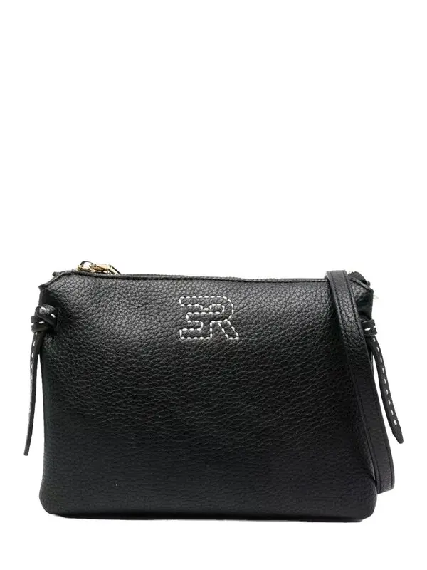 ERMANNO FIRENZE Aliana Logo Cross Body Bag - Black