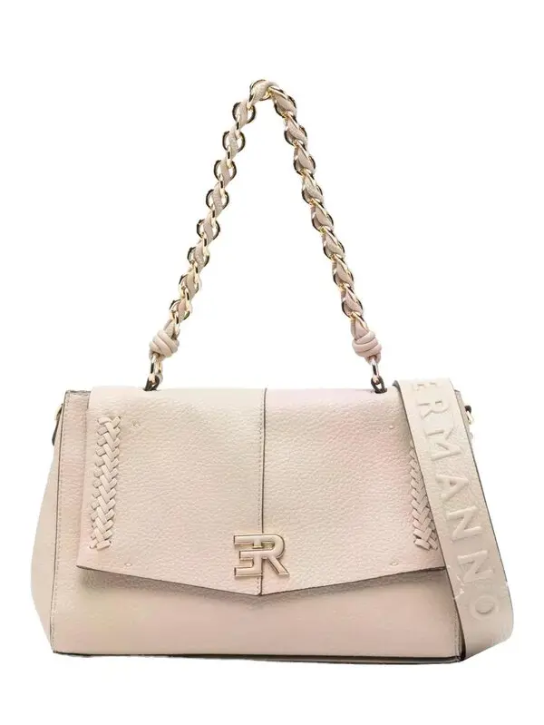 ERMANNO FIRENZE Braided-chain Shoulder Bag - Neutrals