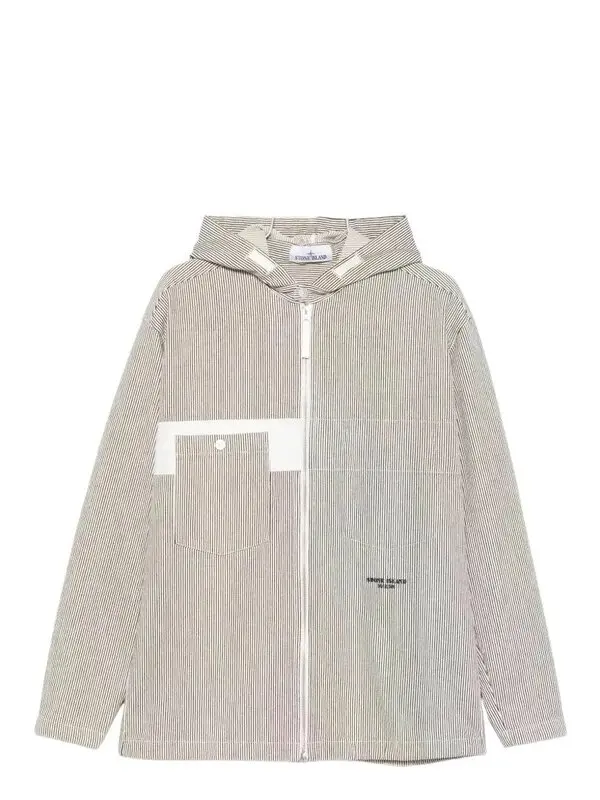 Stone Island Striped Pattern Jacket - Neutrals