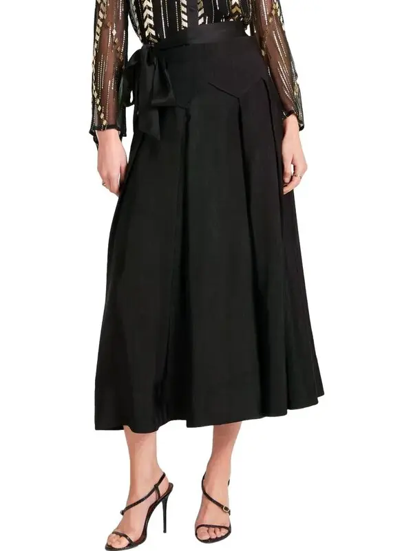 TEMPERLEY LONDON Elodie Midi Skirt - Black